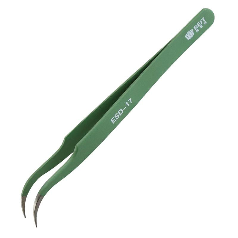 Buy Precision Anti Static Esd Stainless Steel Tweezers Best Bst 17 Online | — Goslash